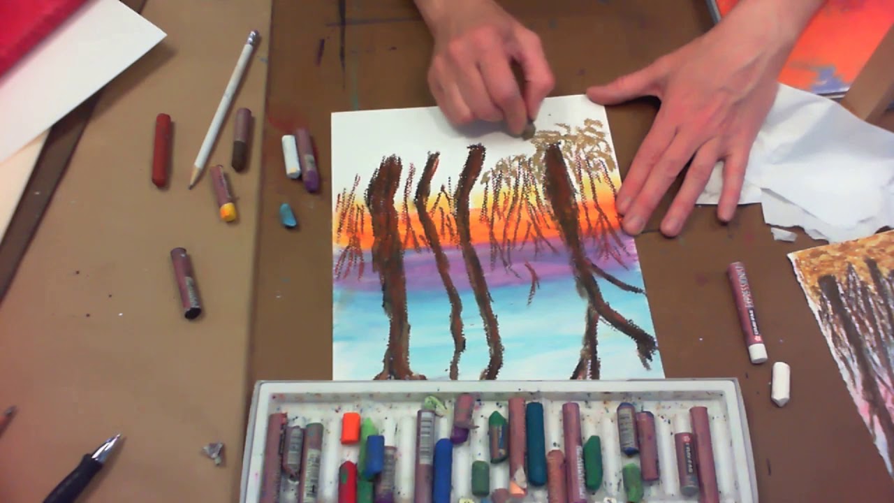 Wolf Kahn Pastel Project