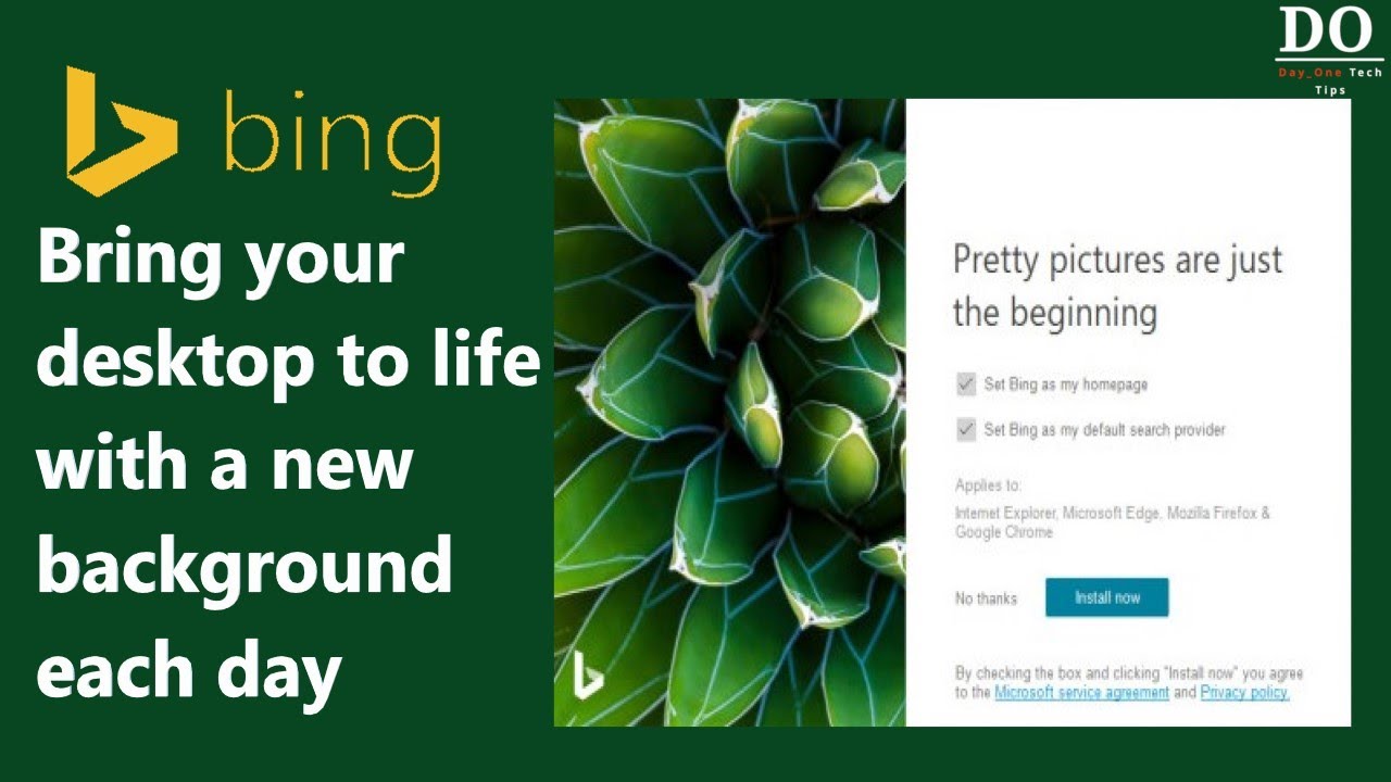 Microsoft Bing Wallpapers app for Windows 10 || NEW Wallpaper Daily