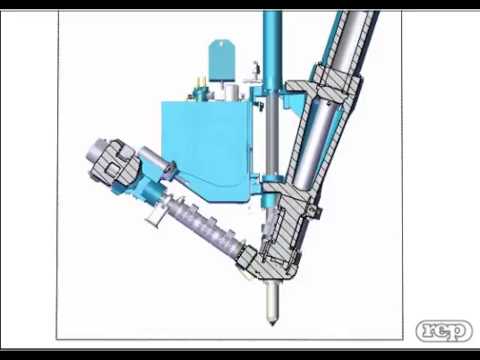 L'unité d'injection des presses REP