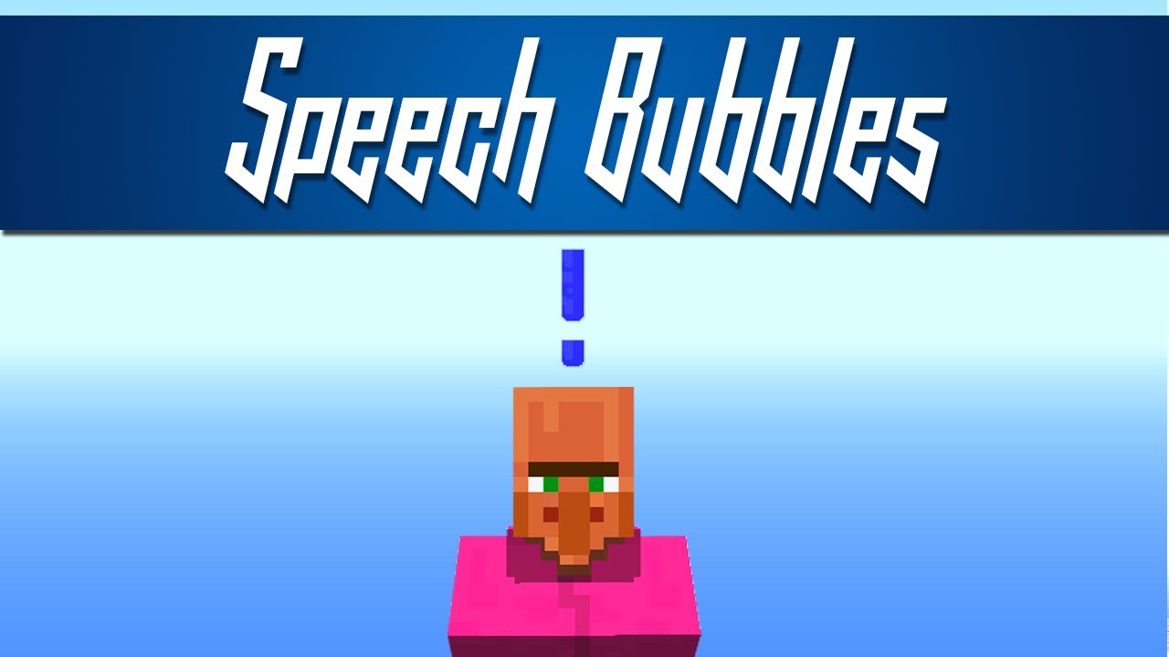 Minecraft - Speech Bubbles