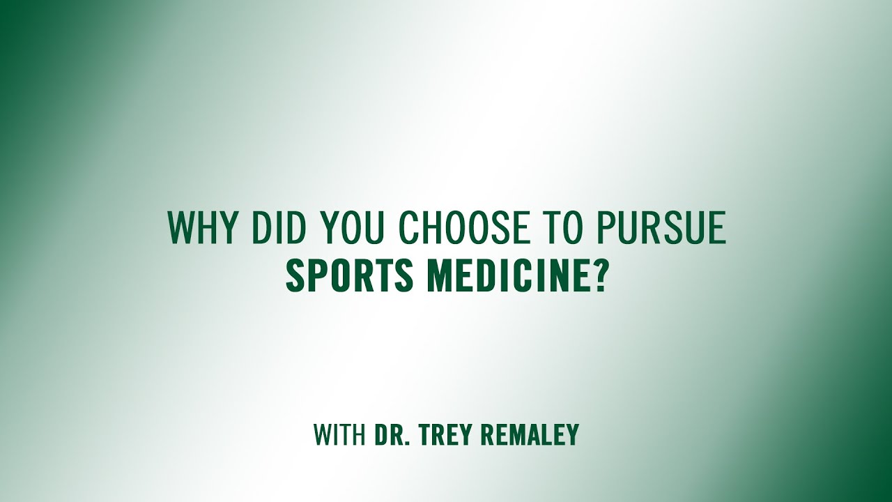 USF Health Minute: A Career in Ortho & Sports Medicine, with Dr. Remaley