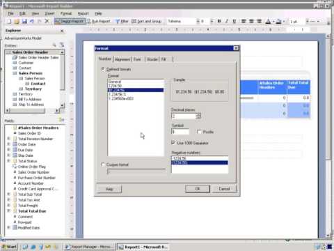 SQL Server 2005 BI Video Demo Ad Hoc Reporting 500k