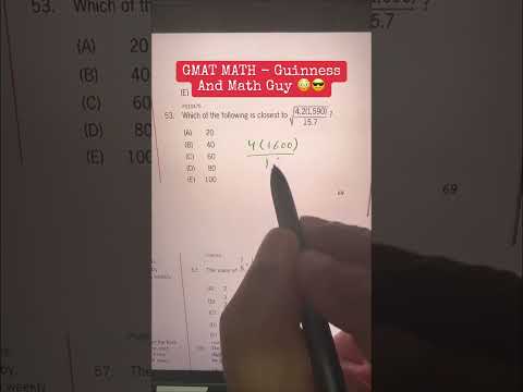 GMAT MATH