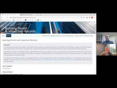 City of Chicago Building Permit & Inspections Website- What you need to know!