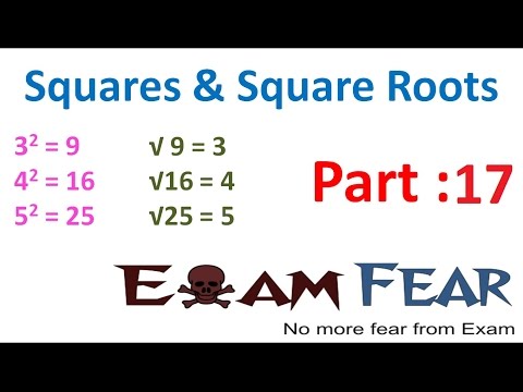 Repeated Subtraction Method - Square and Square Roots, Mathematics ...