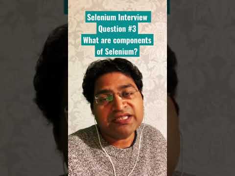 What are different components of Selenium? Selenium Interview Questions and Answers #shorts
