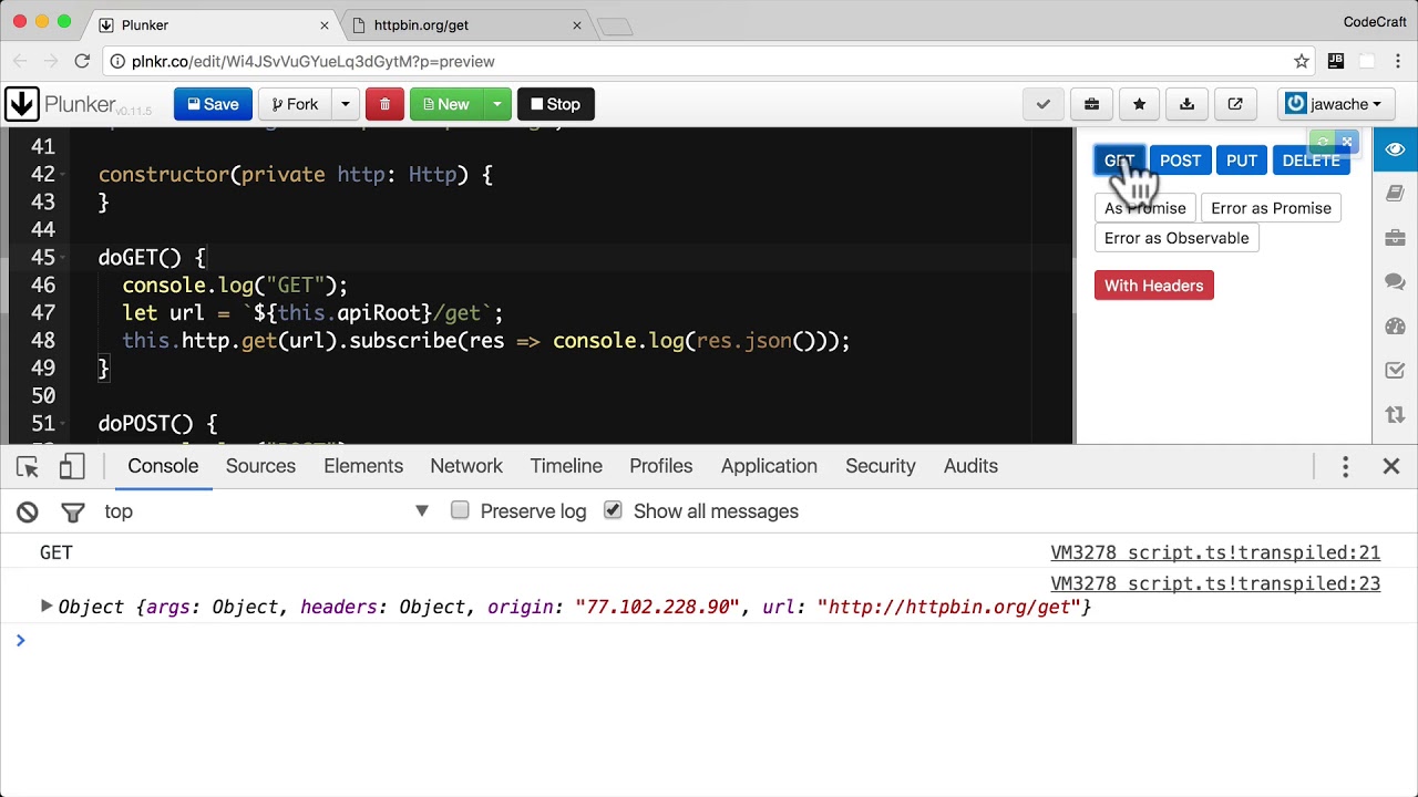 EP 11.2 - Angular / HTTP / Core HTTP API Setup & Usage