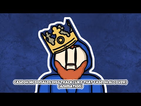 CaseOh McDonalds diss track (like that - Caseoh AI cover) (Animation)
