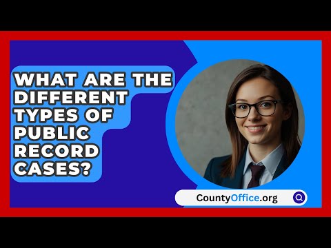 What Are The Different Types Of Public Record Cases? - CountyOffice.org