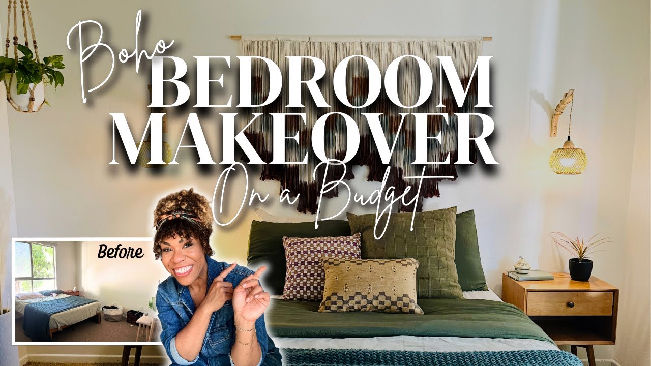 BOHO BEDROOM MAKEOVER (on a Budget)
