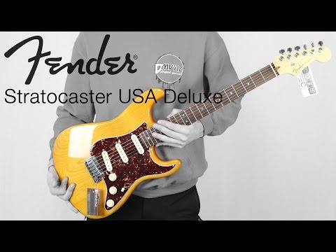 Fender Stratocaster USA Deluxe - D-Music Store Guitar Test (con MARSHALL SL5 Slash)
