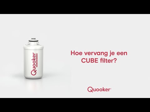 Een CUBE-filter vervangen