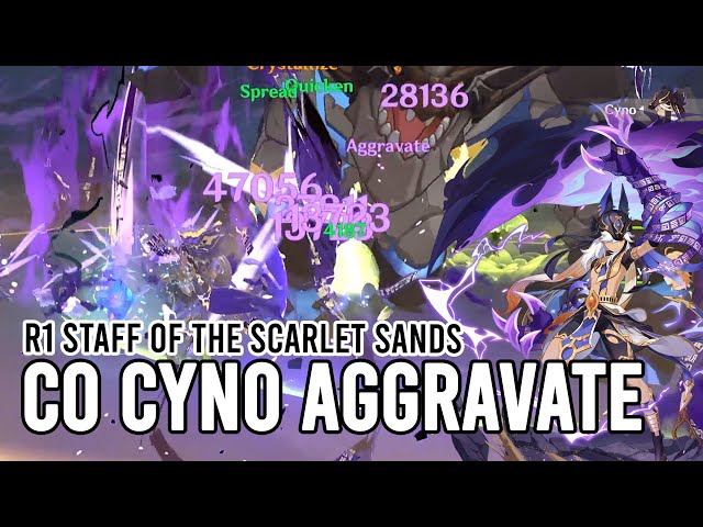 Best Cyno DPS builds for Aggravate teams in Genshin Impact