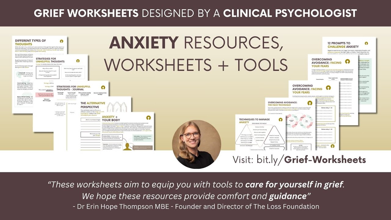 Anxiety Worksheet Bundle