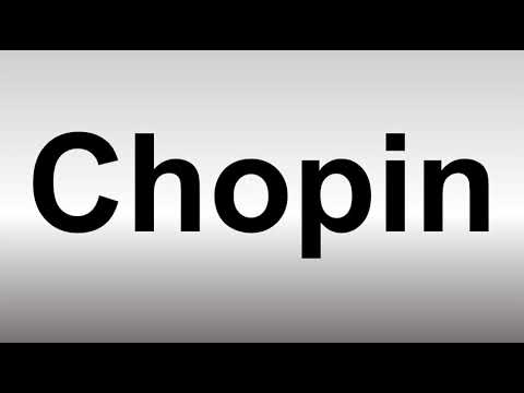 How to Pronounce Chopin