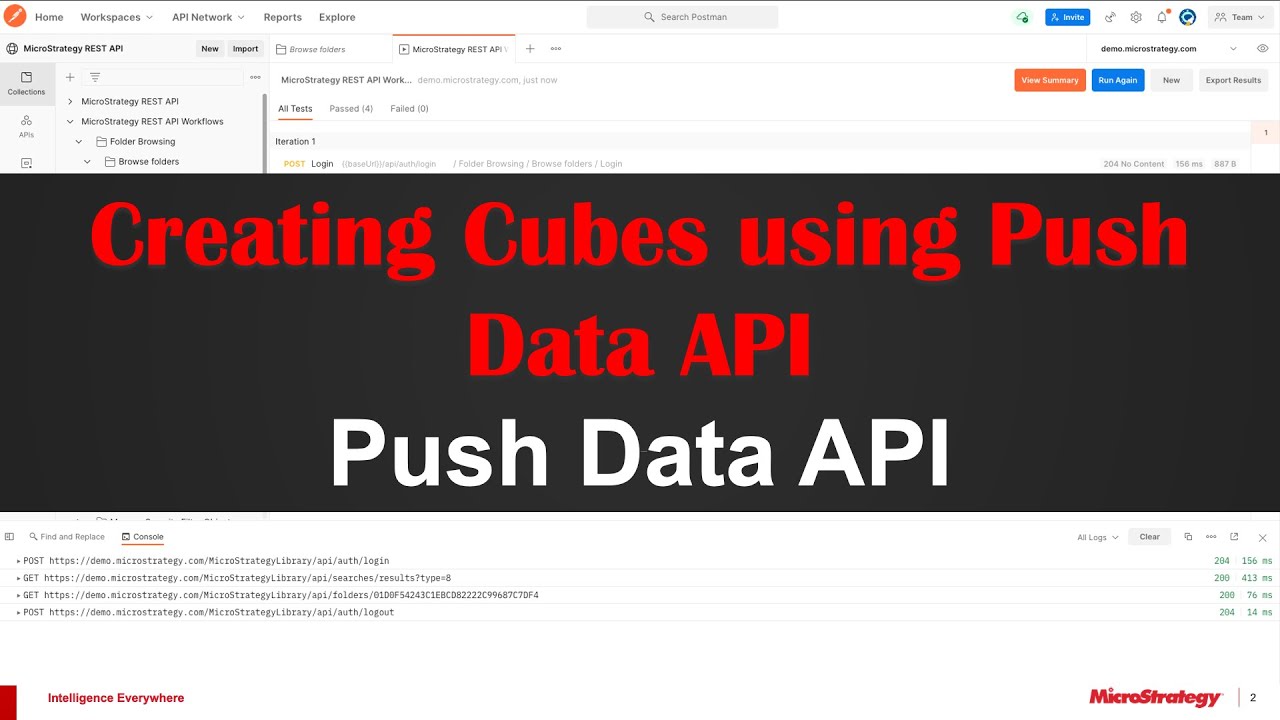 Creating Cubes using Push Data API