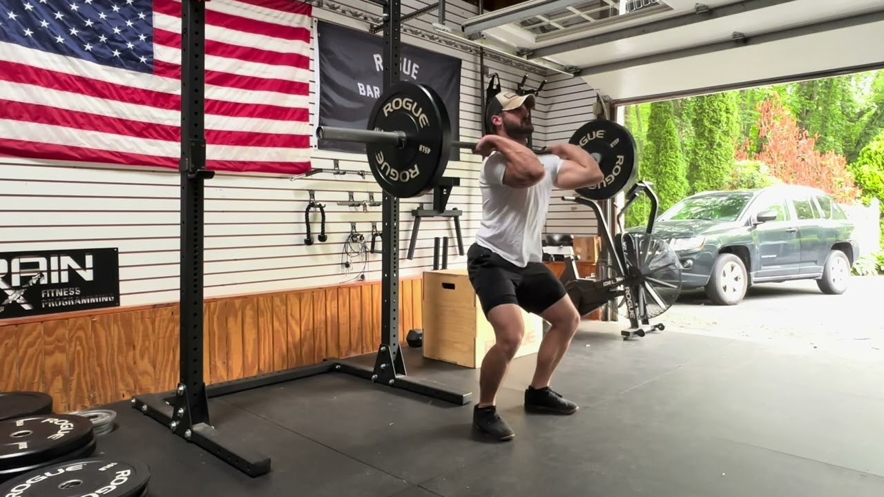 Power Clean + Front Squat + Jerk