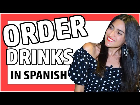 ORDER DRINKS at a BAR🍹 | Learn Spanish for BEGINNERS