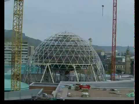 Belfast Victoria Square dome - incredible timelapse footage shows ...