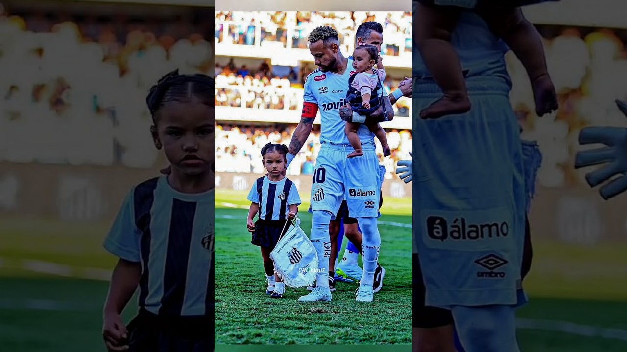 Neymar Jr’s Little Princess Shines on the Pitch 👑⚽ #neymar #daughter #love #shorts
