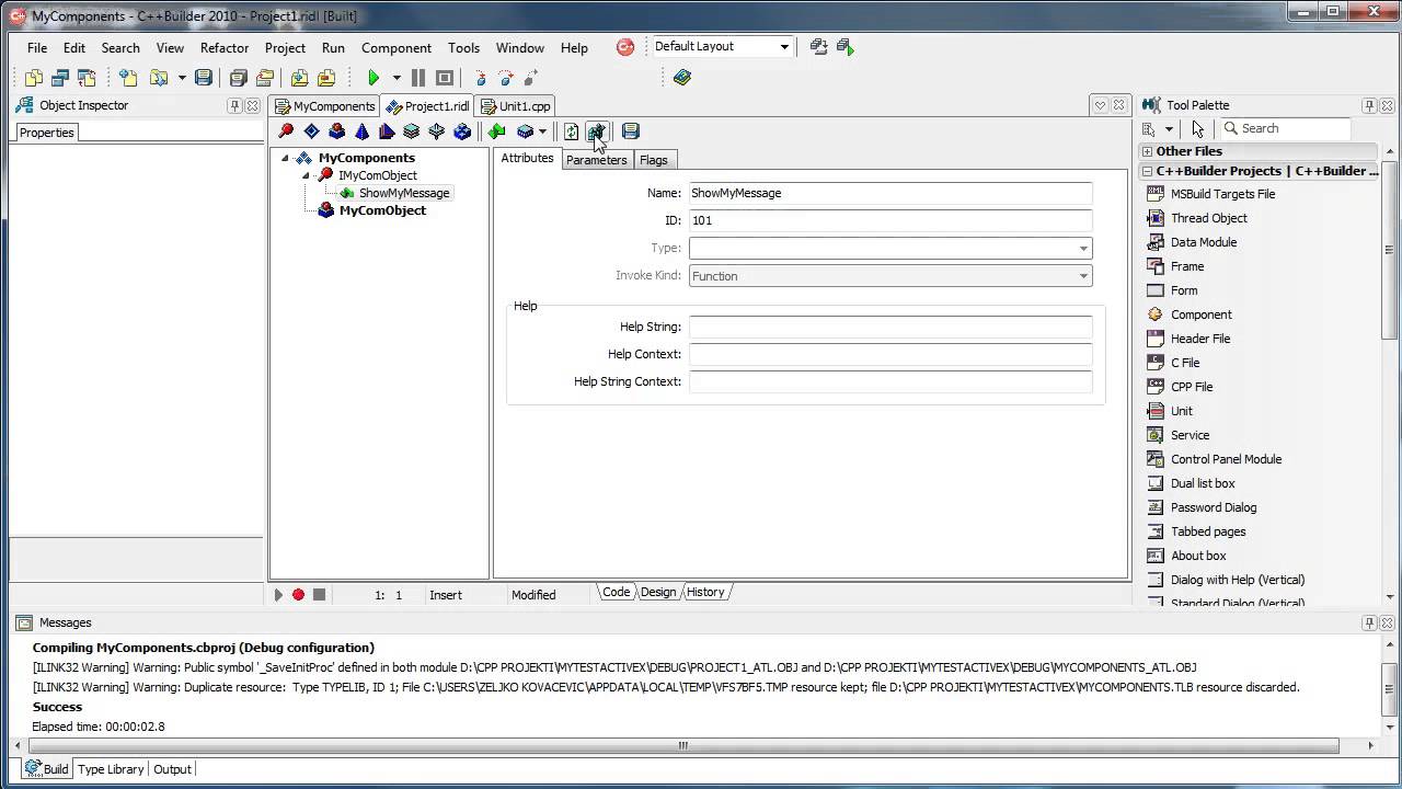 C++ Builder - ActiveX COM