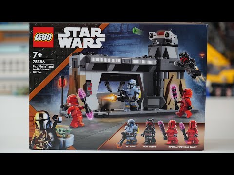 LEGO Star Wars 75386 Paz Vizsla and Moff Gideon Battle – LEGO Speed Build Review