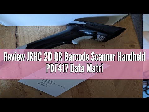 Review JRHC 2D QR Barcode Scanner Handheld PDF417 Data Matrix 1D Bar Code Scanner Wired Barcode Read