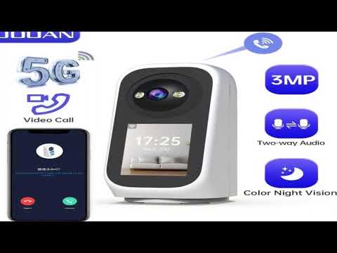 JOOAN 3MP PTZ 5G Wifi Camera HD 2.8” Touch Screen Baby Monitor Smart Home Security Color N