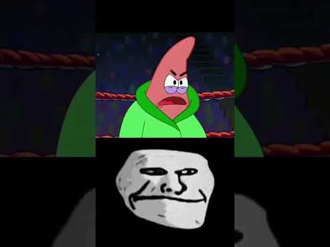 Spongebob | Troll face meme 🥶 | Pt 9 #shorts #trollface #foryou