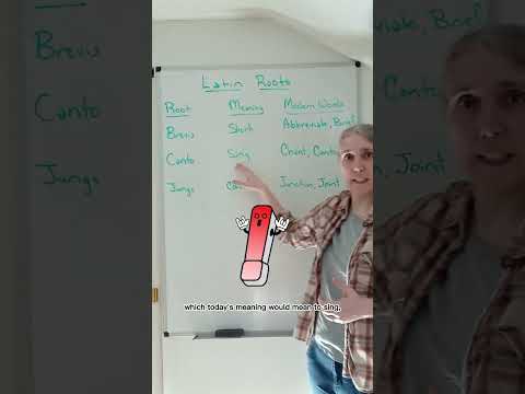 Learn 3 Latin Roots Now - Improve Your English Conversation and Writing Tips #shorts