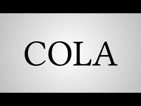 What Does "COLA" Stand For?