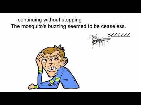 ceaseless meaning | Vocabulary for Kids | Children's Dictionary | Learn English Vocabulary