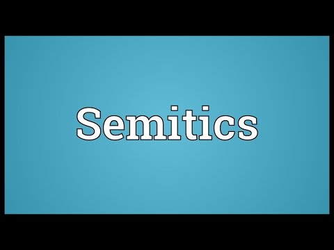 Semitics Meaning