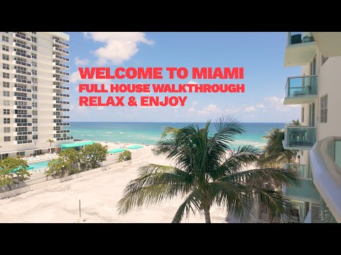 Perfect beach getaway in Miami ☀️🌴 FULL WALKTHROUGH 📞 Book directly and save on fees!