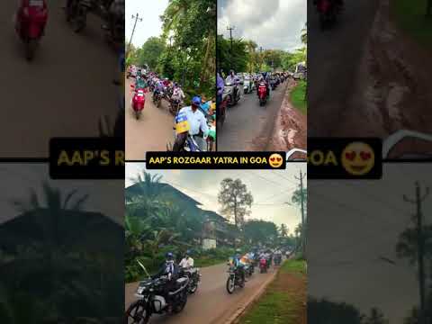 #aamaadmiparty #rozgar #tirangayatra in #goa