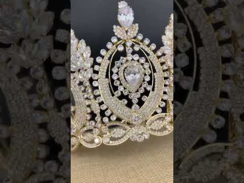 Diamond Tiara Crown - Royal Antique Handmade Tiaras and Crowns - Costozon