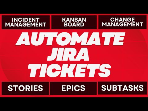 Automate creation of incidents, tickets, stories, epics & subtasks in JIRA 🚀 #jira #devops #agile