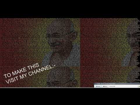 Pure CSS Text Portrait Effects | Html CSS Tutoria