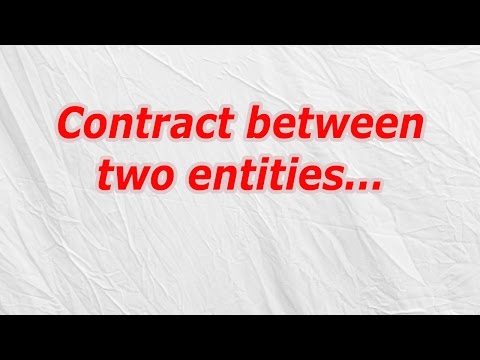 Contract between two entities (CodyCross Crossword Answer)