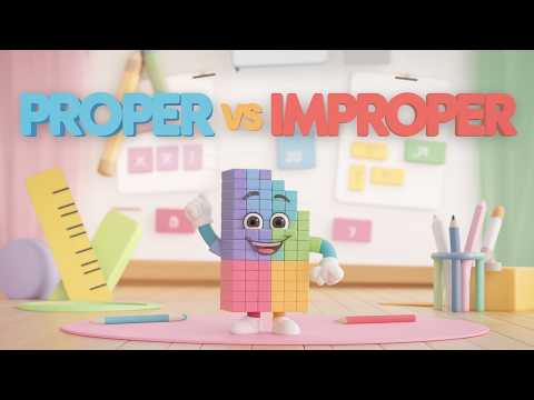 Proper vs. Improper Fractions Explained! Easy Math Guide for Beginners
