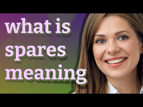 Spares | meaning of Spares