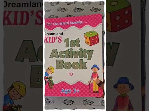 ACTIVITY BOOKS FOR 3+ YEAR OLD #toddlermom #book #learning