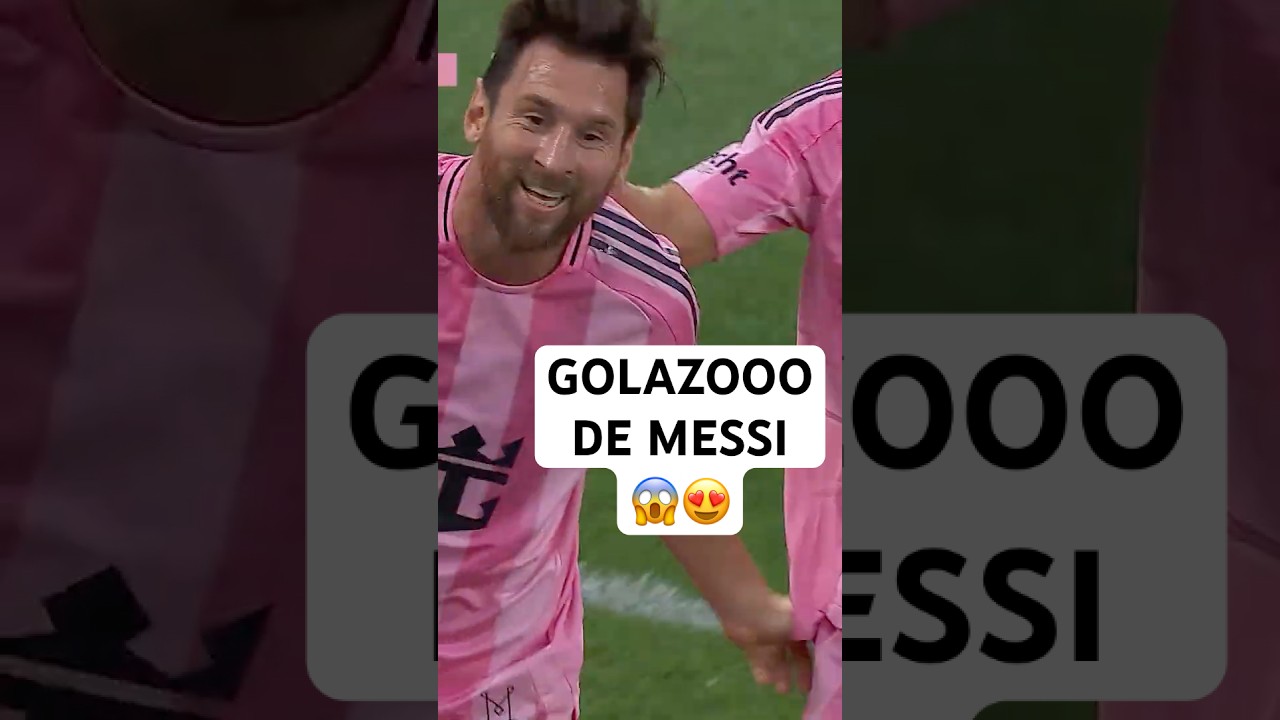 ¡Golazo de Messi!🔥 Inter Miami se va arriba antes del descanso