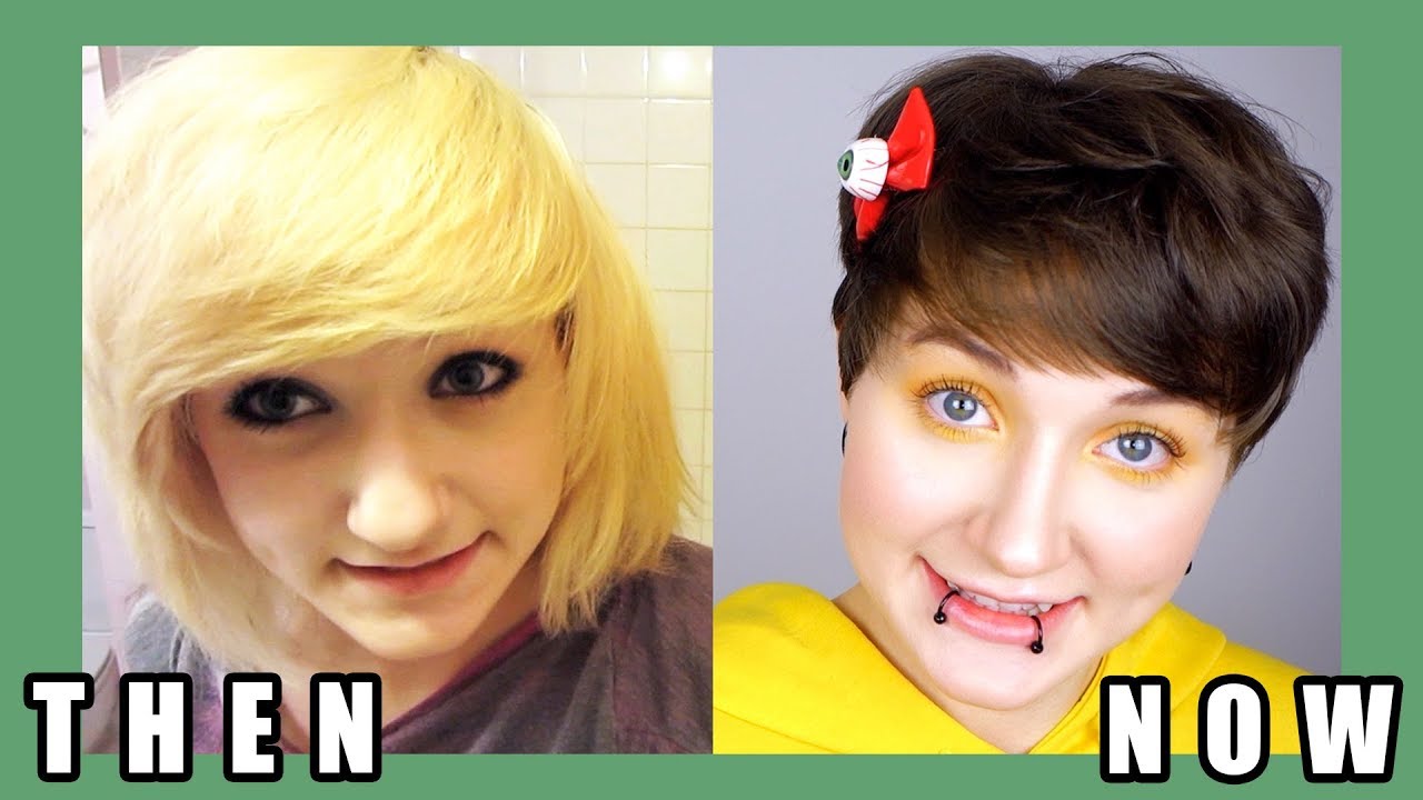 Following My Old Scene Hair Tutorial