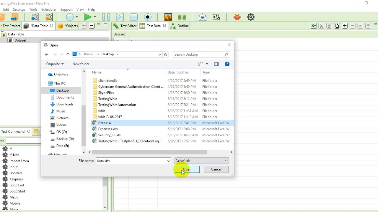 How to Import Test Data Dynamically using TestingWhiz