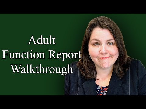 In-Depth Walkthrough with a Lawyer of SSA-3373 - Adult Function Report for Social Security Claim