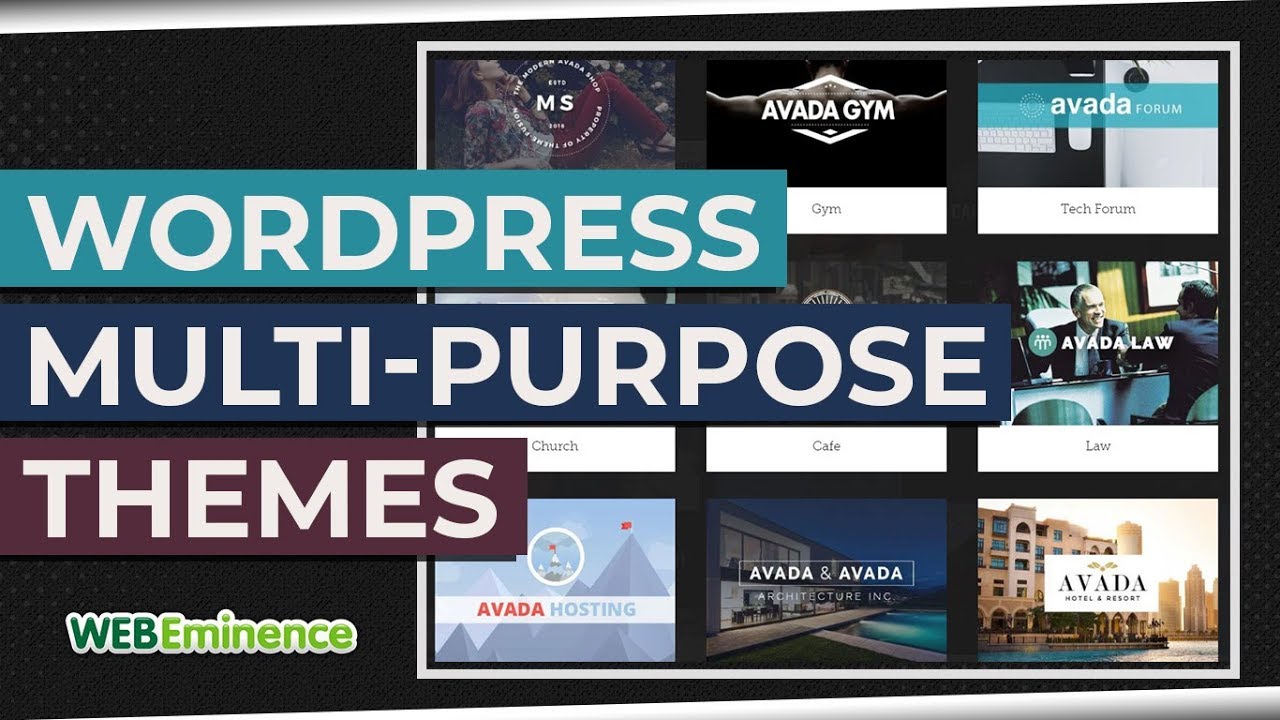 WordPress MultiPurpose Themes - Do NOT Overlook Them