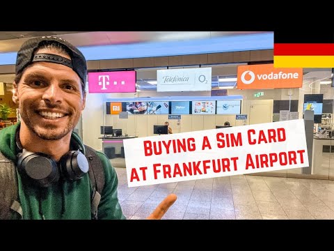 Buying a Sim Card for Germany at Frankfurt Airport