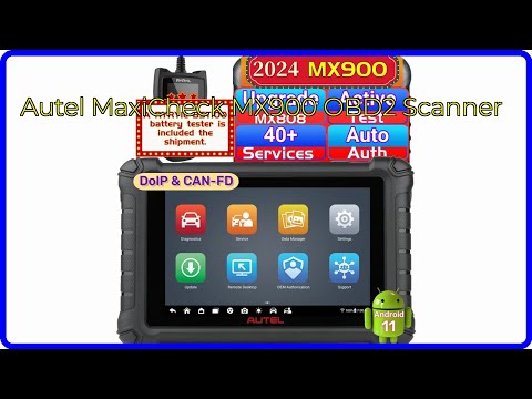 REVIEW (2025): Autel MaxiCheck MX900 OBD2 Scanner. ESSENTIAL details.