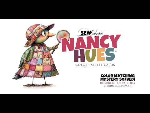 Nancy Hues Color Palette Cards - Botanicals Inspired